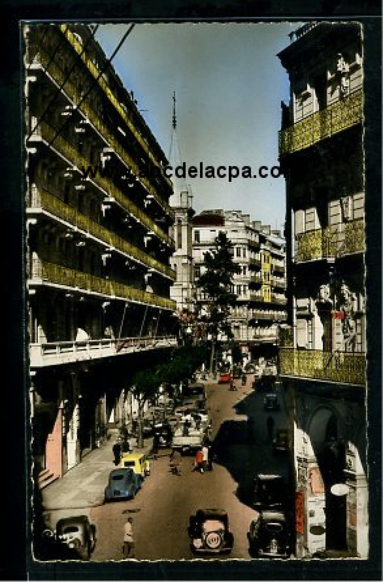 Alger - Rues - Rue Colonna d'Ornano ALGERIE - PHOTOGRAPHIE | Vitaminedz