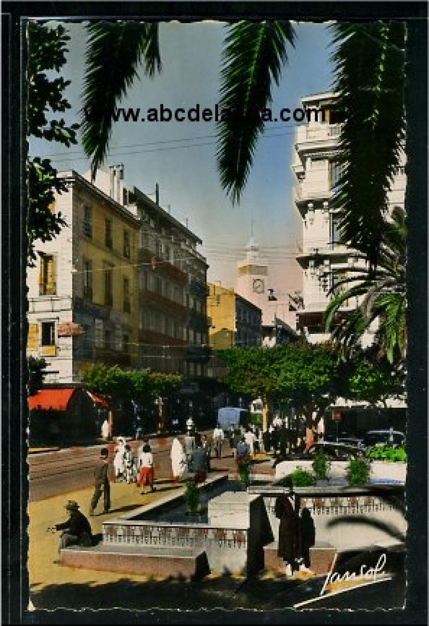 Alger - Rues - La fontaine lumineuse ALGERIE - PHOTOGRAPHIE | Vitaminedz