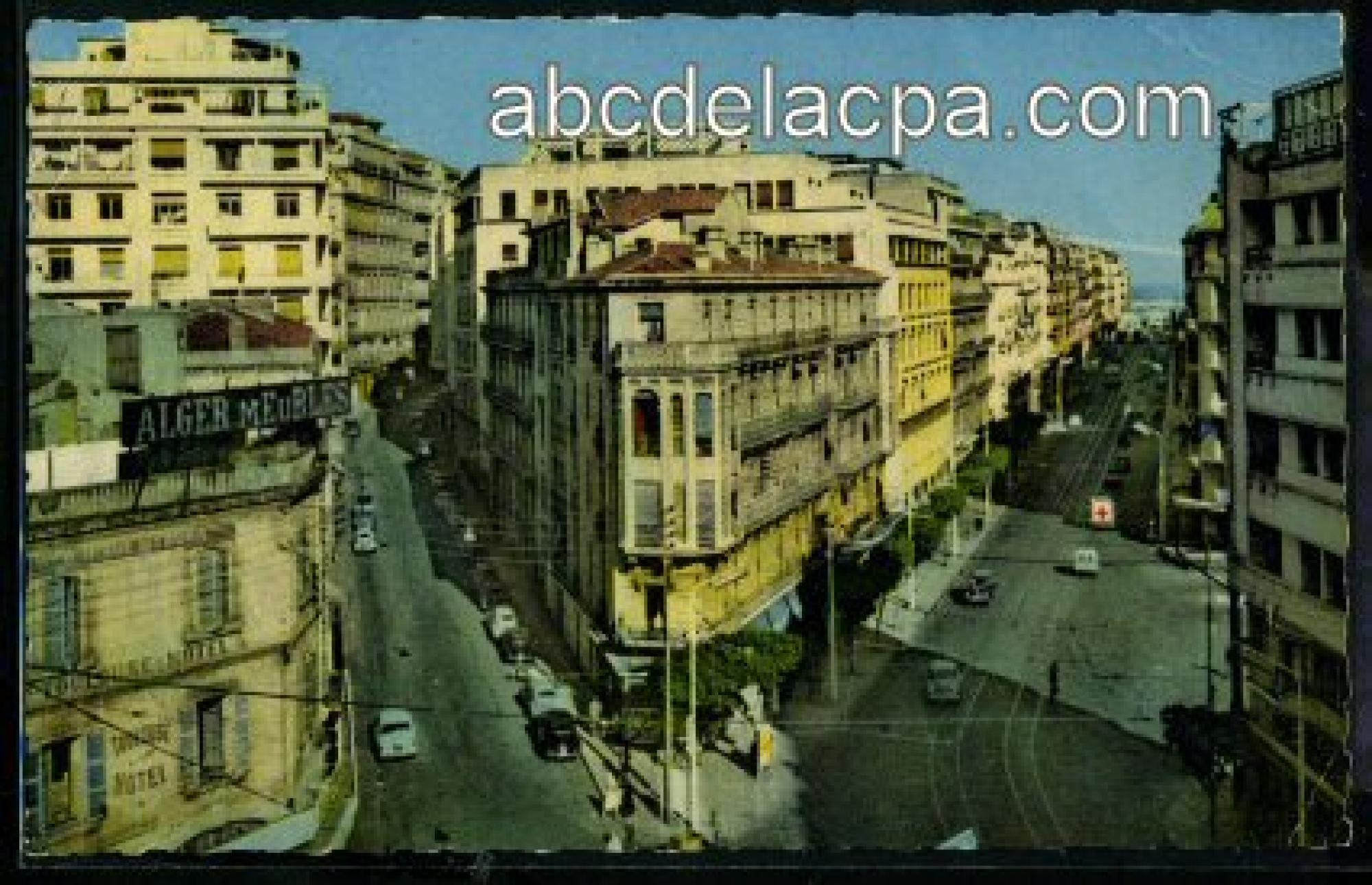 Alger - Rues - Angle rue Charras et Boulevard Baudin ALGERIE | Vitaminedz