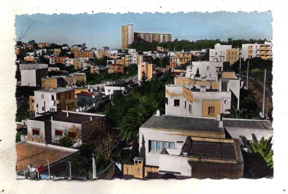 Alger Vue panoramique sur le Quartier de Hydra avec Immeuble Shell ecrite | vitaminedz