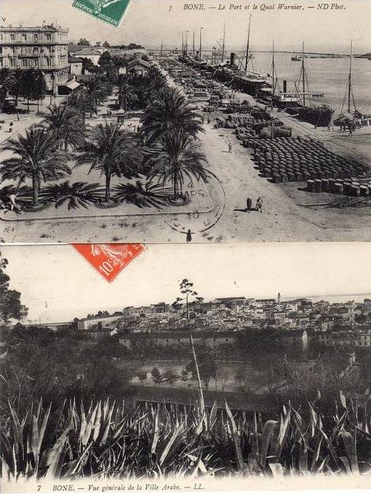 lot 2 CPA - Bone Annaba (Algérie) - Le port et le | Vitaminedz