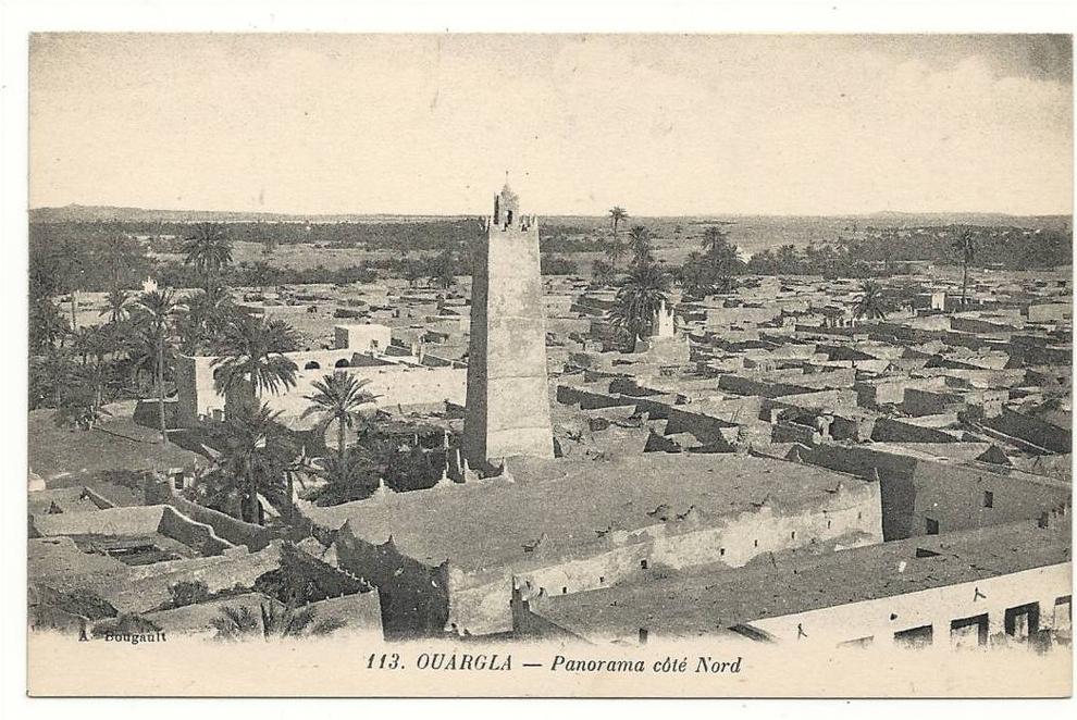 Ouargla (Algérie) Vue générale côté Nord en 1920. ALGERIE | Vitaminedz