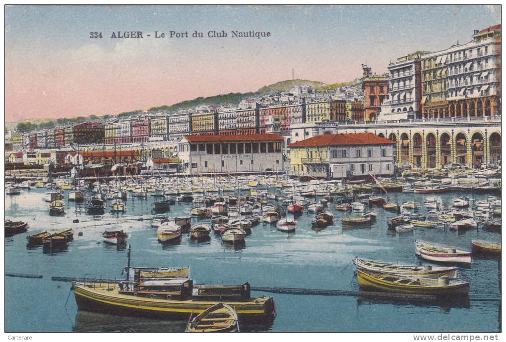 AFRIQUE,ALGERIE,MAGHREB,A LGER EN 1920,PORT,bateau de peche,belle vue ALGERIE - PHOTOGRAPHIE ...