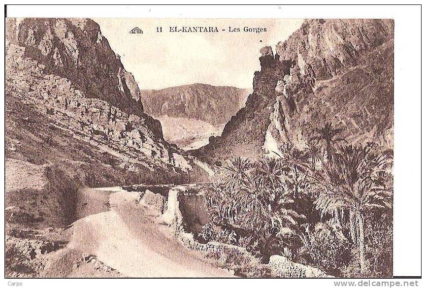 EL-KANTARA. - Les Gorges. ALGERIE - PHOTOGRAPHIE Photos anciennes | Vitaminedz