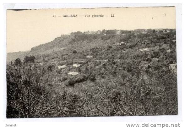 ALGERIE MILIANA VUE GENERALE ALGERIE - | Vitaminedz