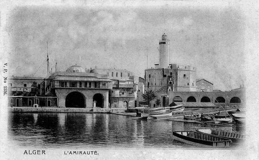 Ancienne photo d'Alger L'amirauté et le Pénon ALGERIE - PHOTOGRAPHIEVitaminedz