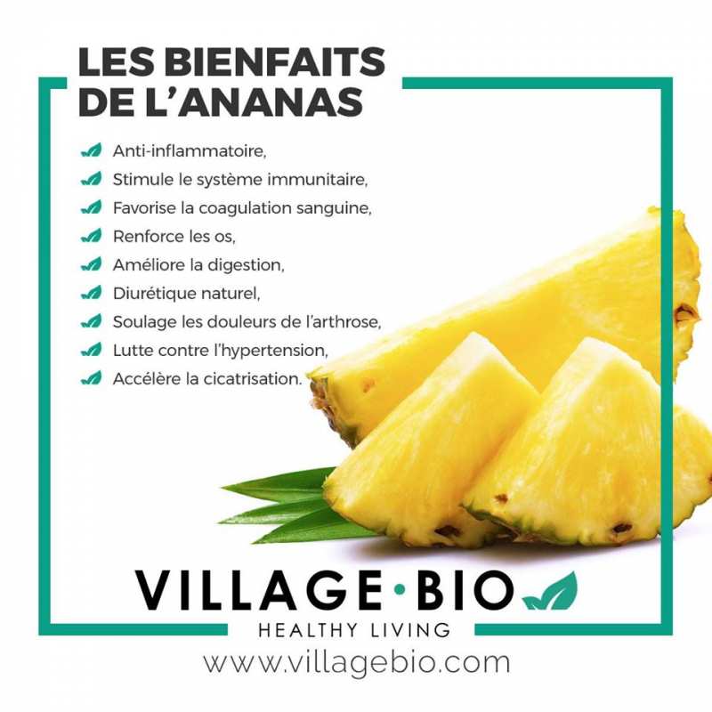 Les bienfaits de l'ananas | vitaminedz