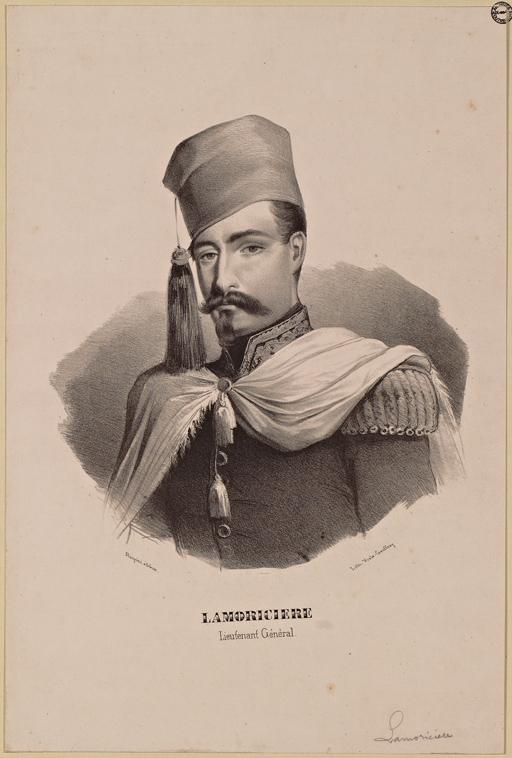 Lamoricière lieutenant général Image de propagande coloniale ...